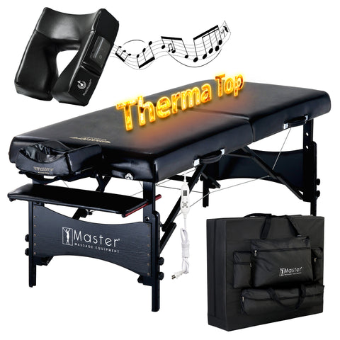 Buy Master Massage Table Patented Built-in Therma-Top Heating Table ...