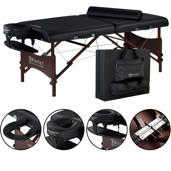 Master Massage 30" Roma II Portable Massage Table Deluxe Package with ...